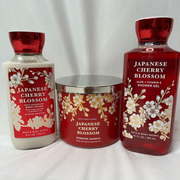 Bath & Body Works | Accents | Bath Body Works Japanese Cherry Blossom Set | Poshmark